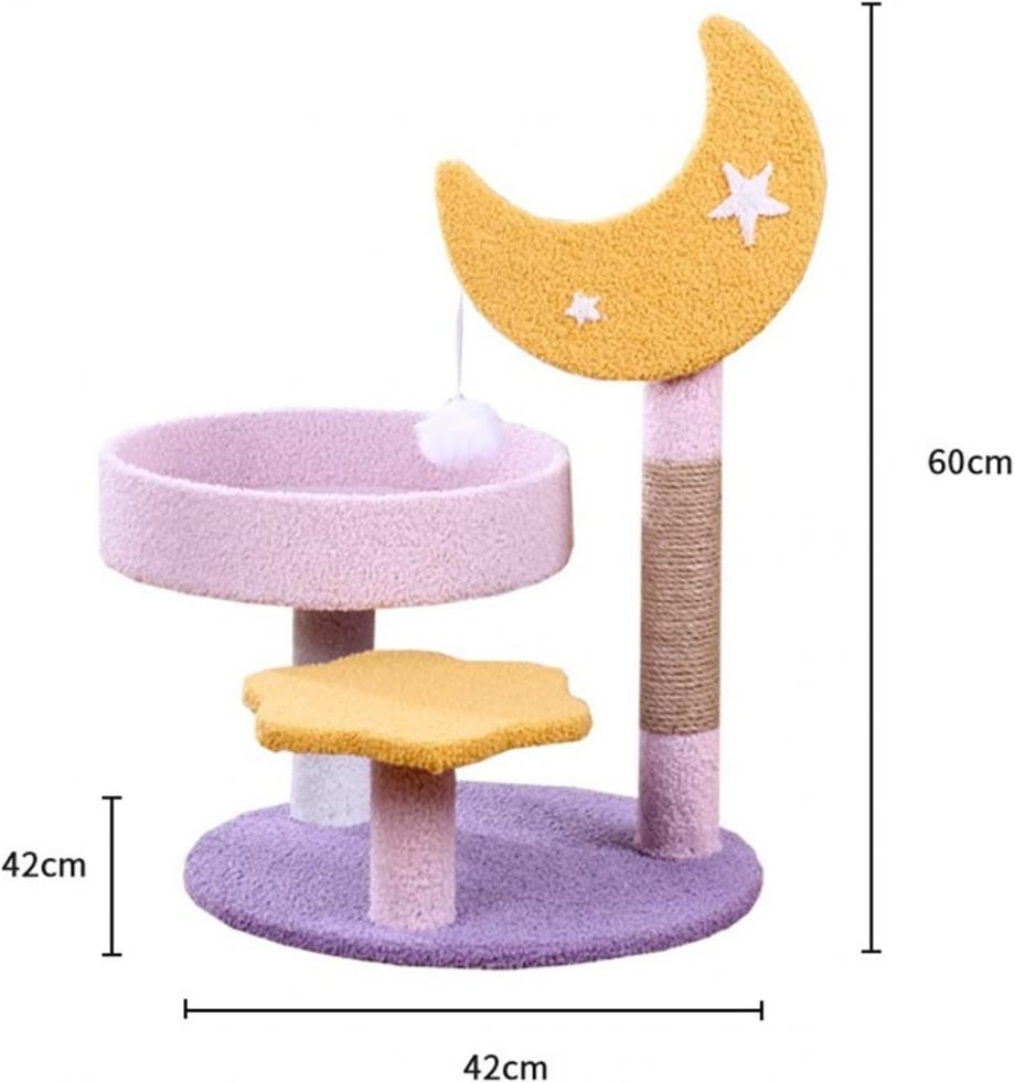 Moon Cat Tree with Scratcher & Bed | Indoor Cats | Mauritius