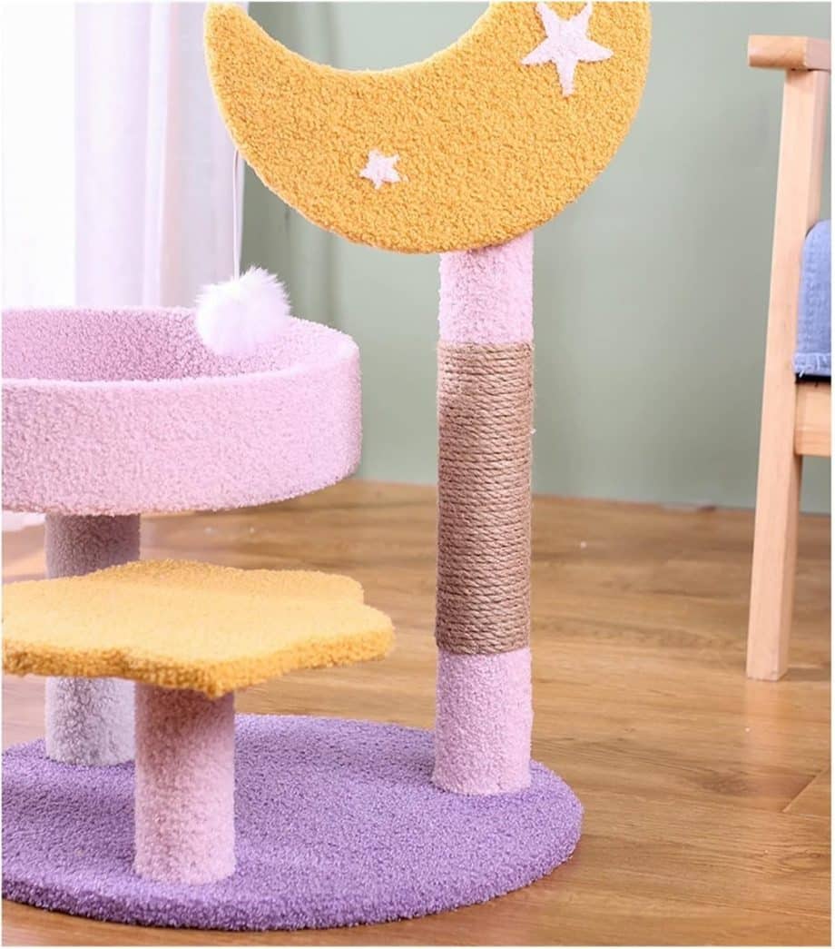 Moon Cat Tree with Scratcher & Bed | Indoor Cats | Mauritius